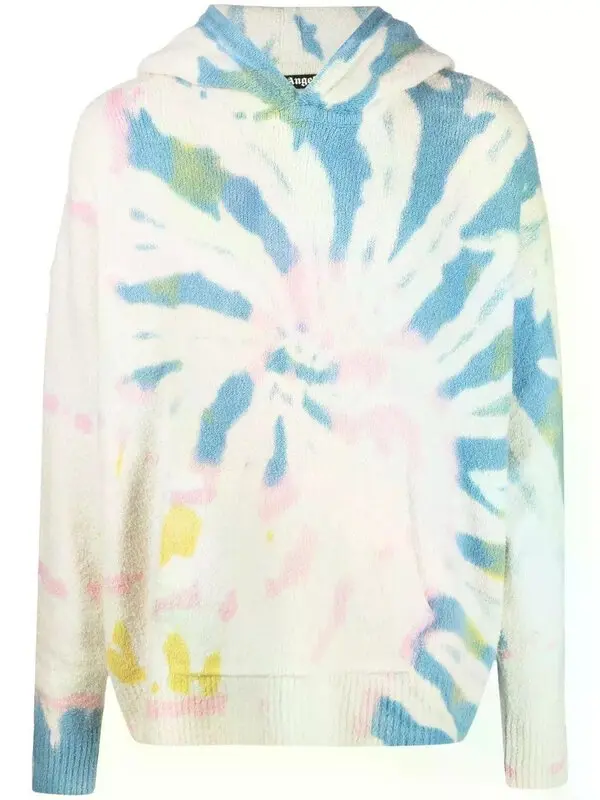 Palm Angels Tie-dye Print Hoodie - Neutrals