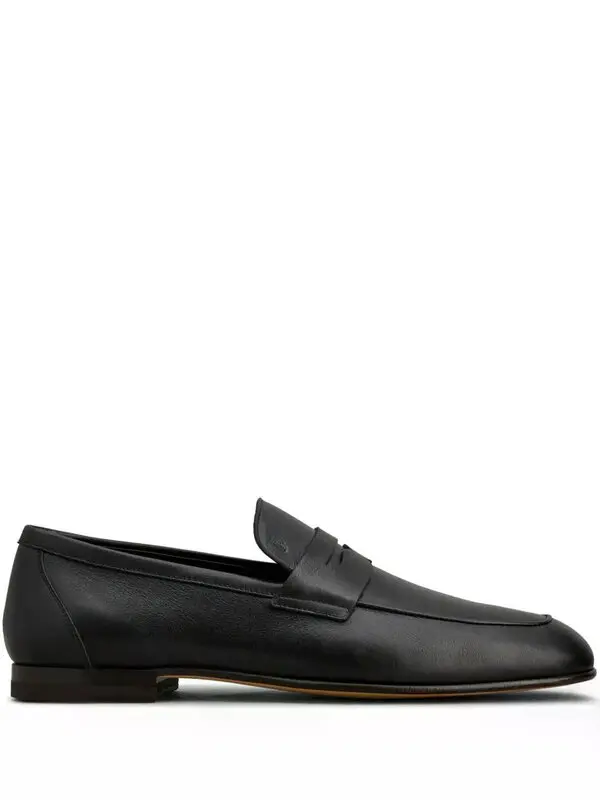 TOD'S Leather Loafers - Black