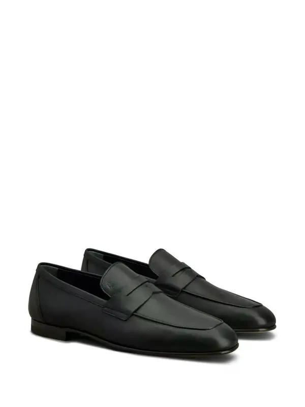 TOD'S Leather Loafers - Black