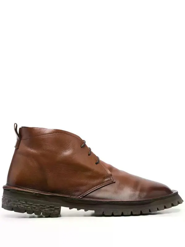 Moma Polacco Lace-up Leather Boots