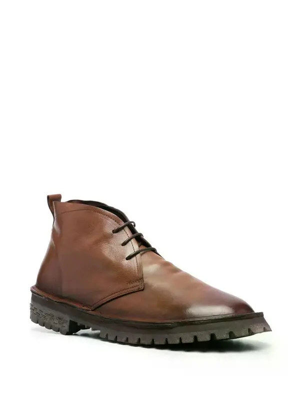 Moma Polacco Lace-up Leather Boots
