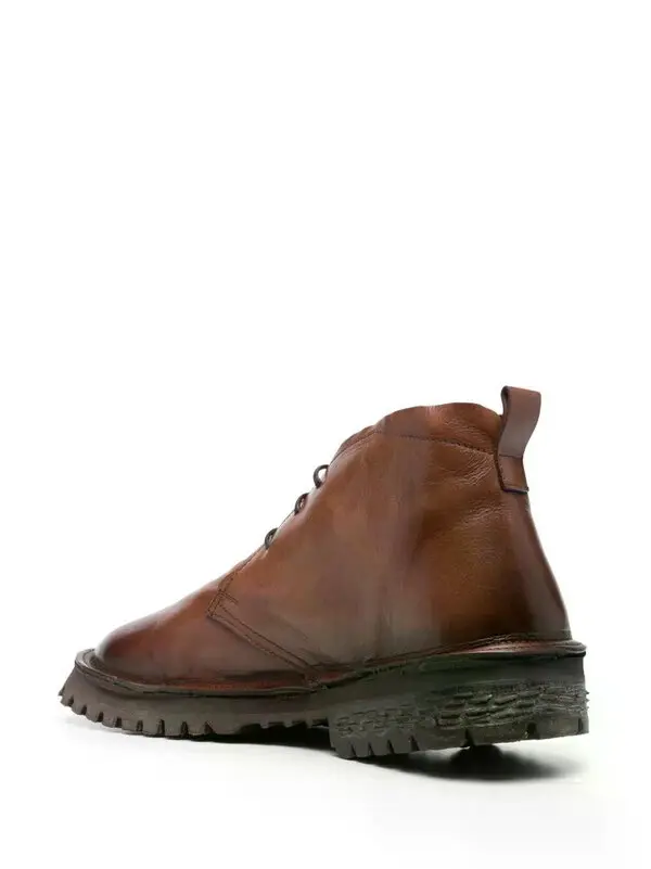Moma Polacco Lace-up Leather Boots
