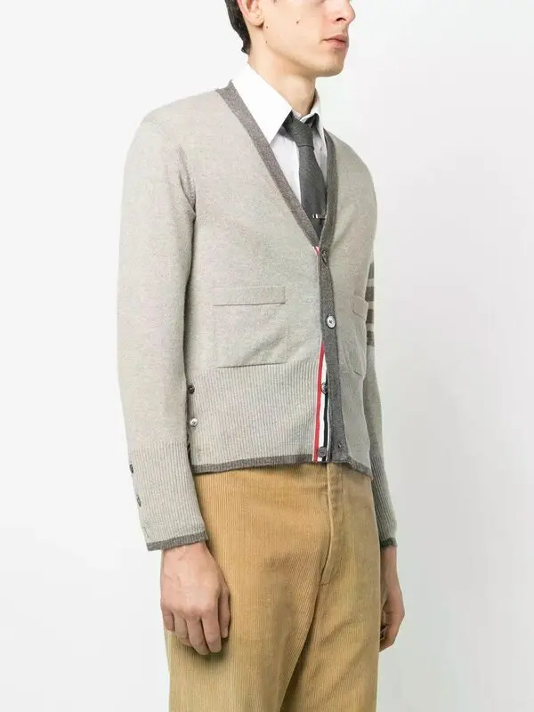Thom Browne 4-bar Cashmere Cardigan