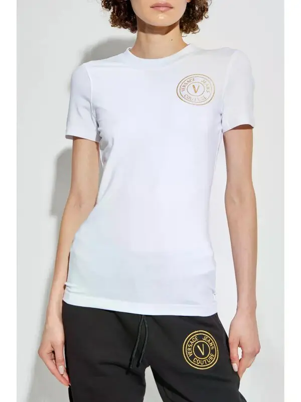 Versace Logo-print T-shirt - White