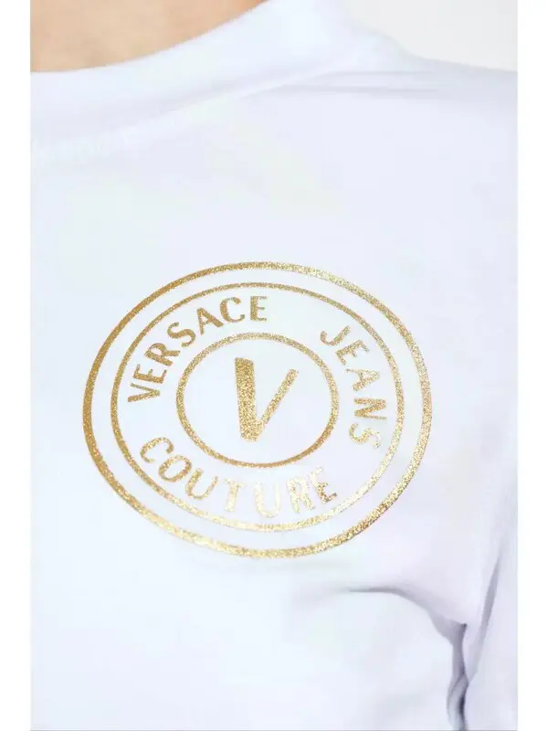 Versace Logo-print T-shirt - White