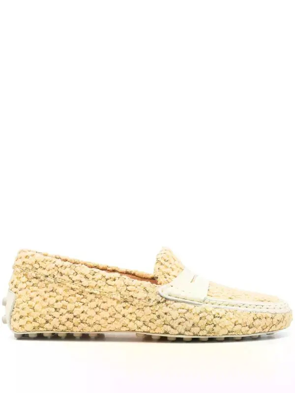TOD'S Tweed Loafers