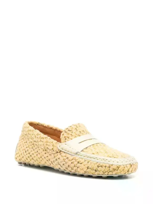 TOD'S Tweed Loafers