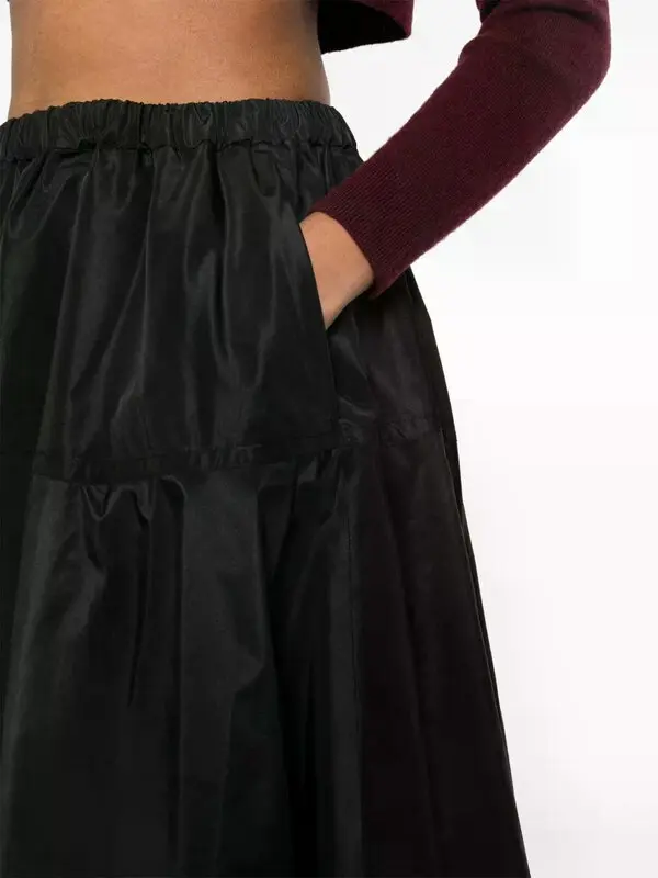 PATOU Faille Maxi Skirt