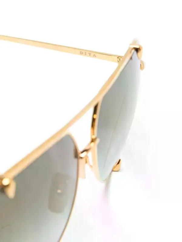 Dita Talon Pilot-frame Sunglasses - Gold
