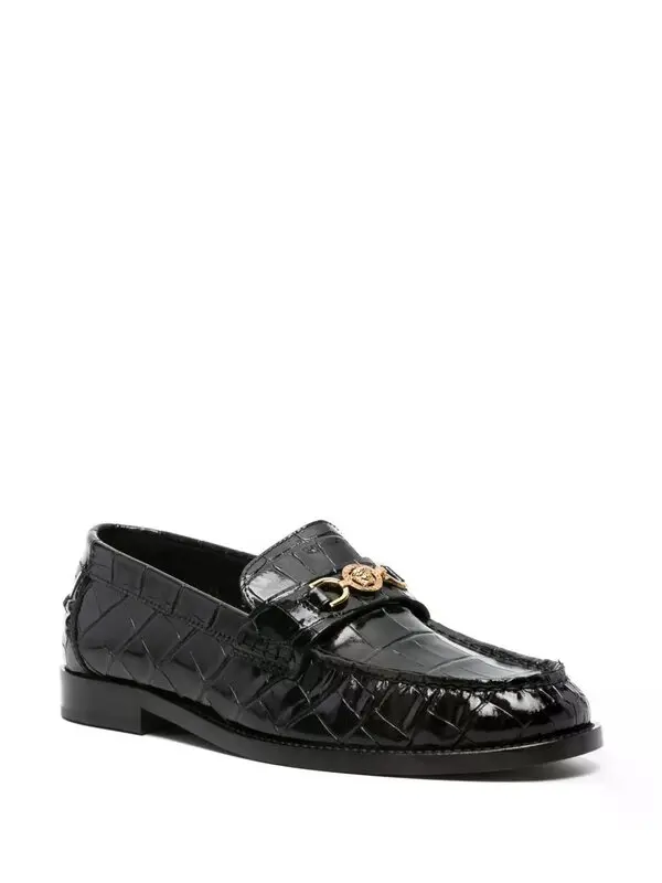 Versace Medusa '95 Crocodile-embossed Loafers