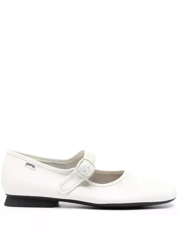 Camper Casi Myra Leather Ballerina Shoes