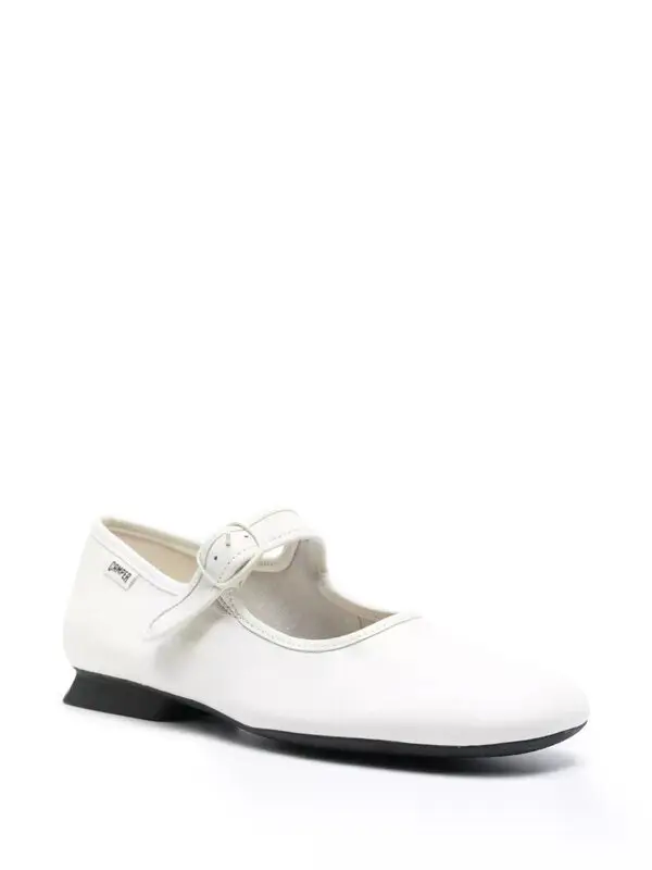 Camper Casi Myra Leather Ballerina Shoes