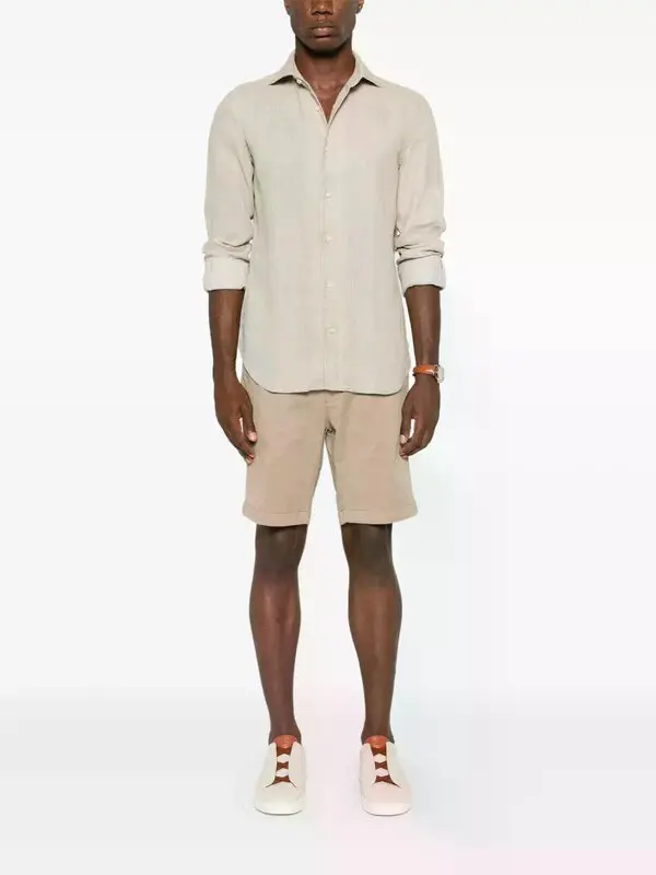 Boggi Milano Pressed-crease Chino Shorts