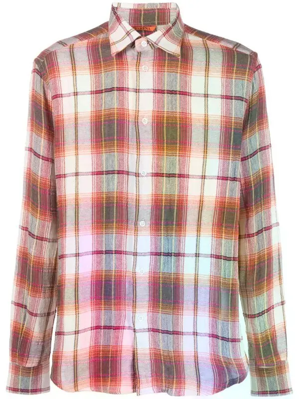 Barena Venezia Plaid-check Pattern Shirt