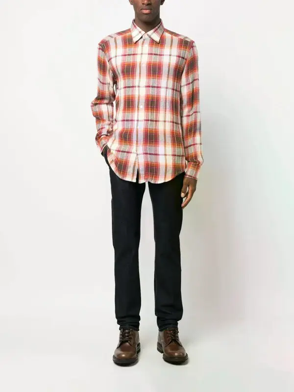 Barena Venezia Plaid-check Pattern Shirt