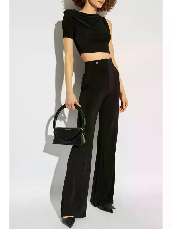 Jacquemus Le Pantalon Drapado Flared Trousers