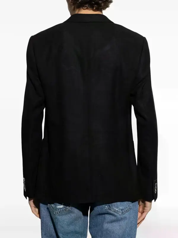 Dolce & Gabbana Wool Single-breasted Blazer - Black