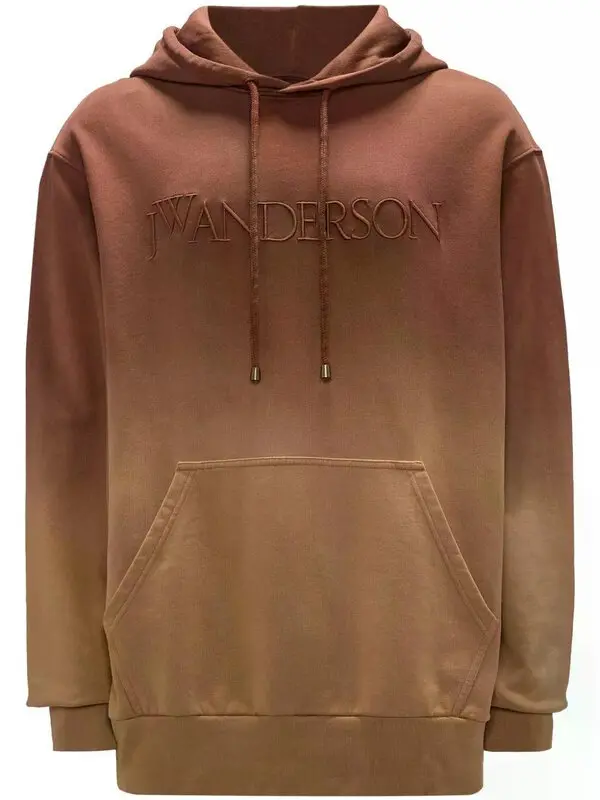JW Anderson Logo-embroidered Gradient Hoodie