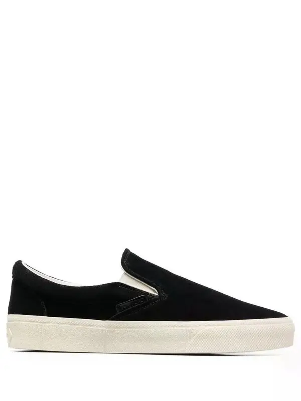 TOM FORD Suede Slip-on Sneakers - Black