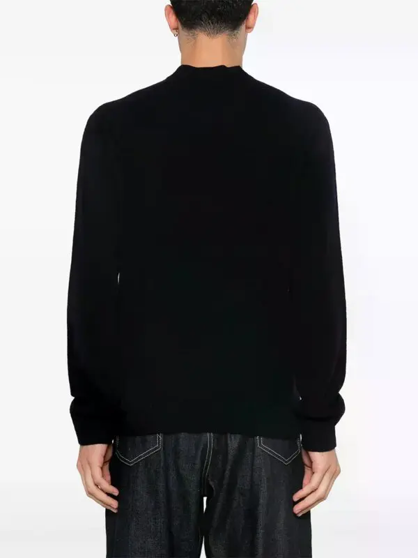 Maison Kitsuné Bold Fox Head-patch Sweater - Blue