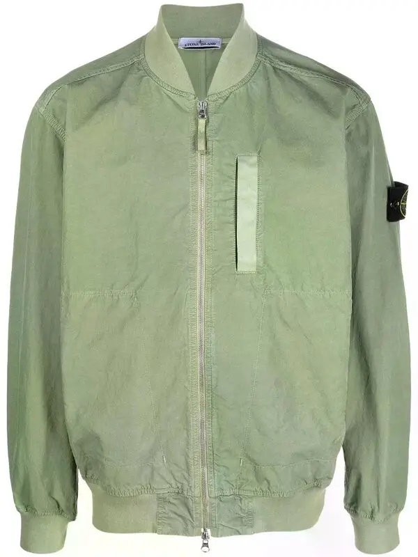 Stone Island Compass-motif Bomber Jacket
