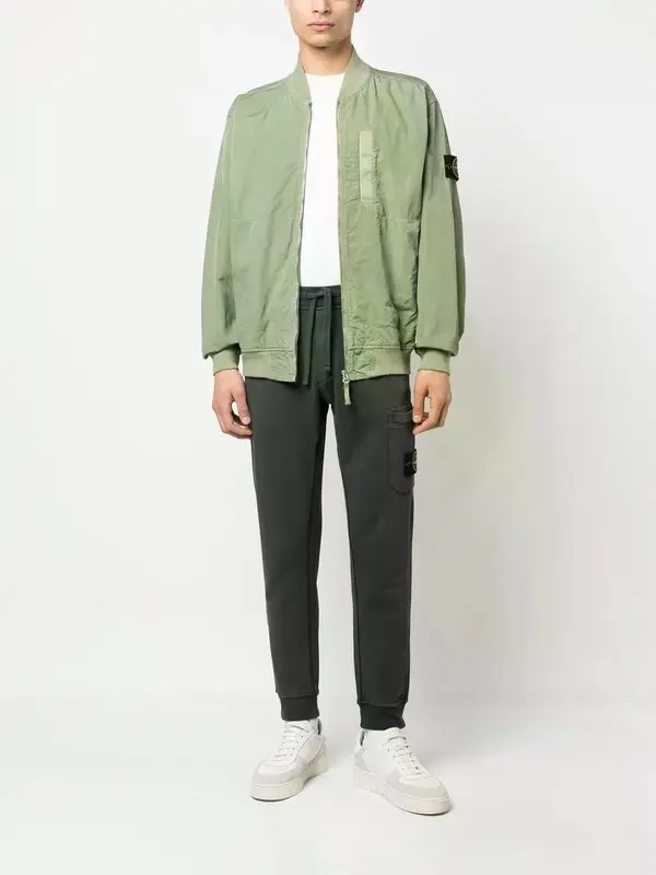 Stone Island Compass-motif Bomber Jacket