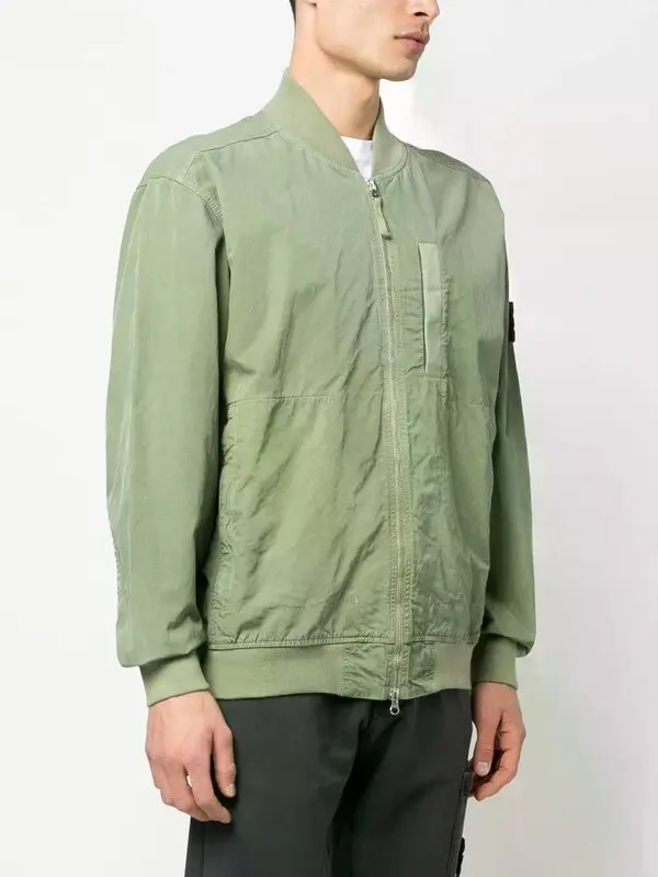 Stone Island Compass-motif Bomber Jacket
