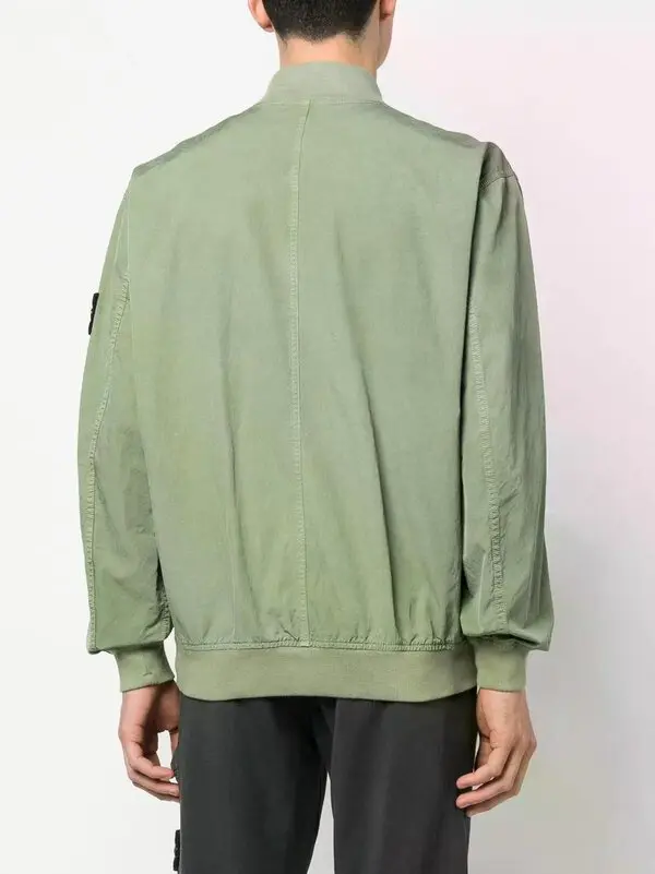 Stone Island Compass-motif Bomber Jacket