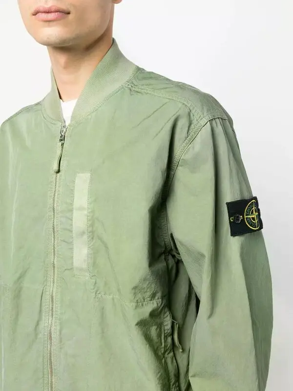 Stone Island Compass-motif Bomber Jacket