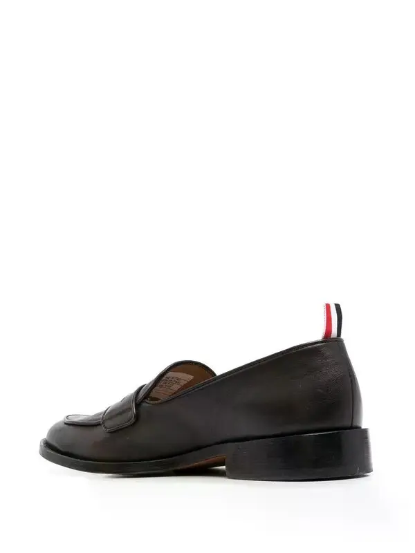 Thom Browne Grosgrain-loop Trim Loafers