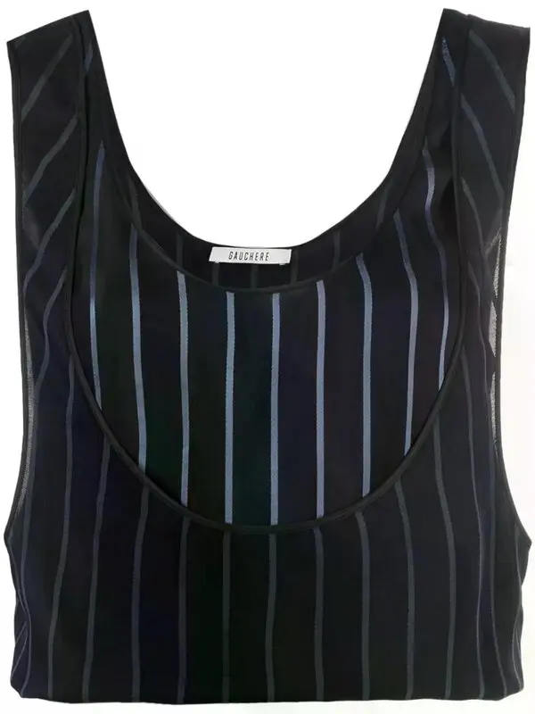 Gauchère Mini Mirror Striped Tank Top