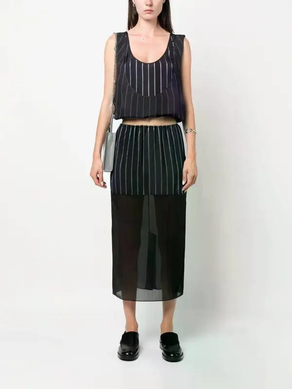 Gauchère Mini Mirror Striped Tank Top