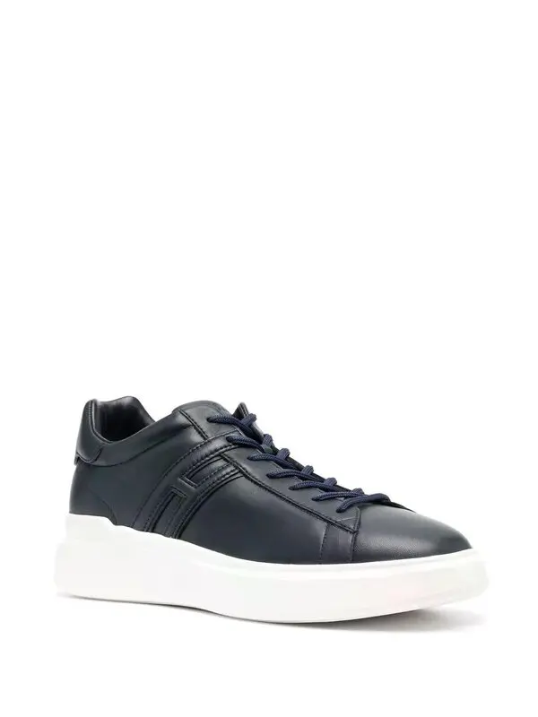 Hogan H580 Leather Sneakers - Blue