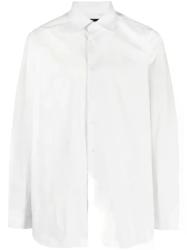 Raf Simons Slogan-print Button-up Shirt