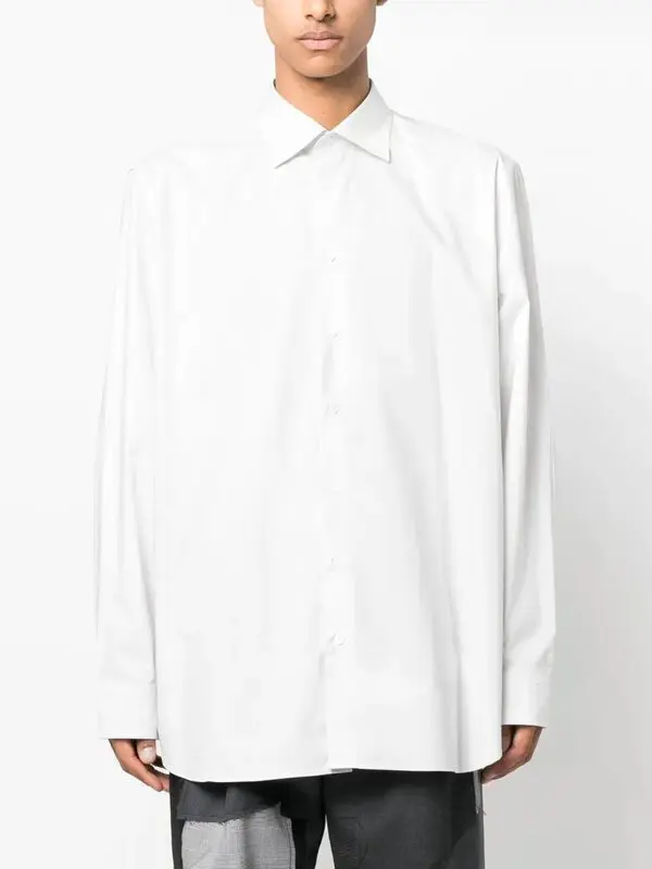 Raf Simons Slogan-print Button-up Shirt