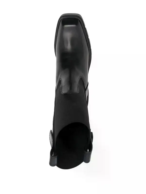 Furla Ridged 95mm Block-heel Boots
