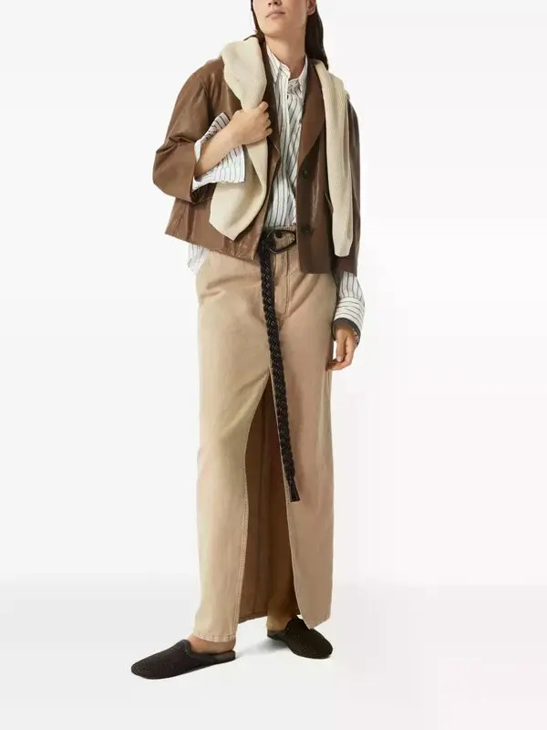 Brunello Cucinelli Bead-embellished Skirt