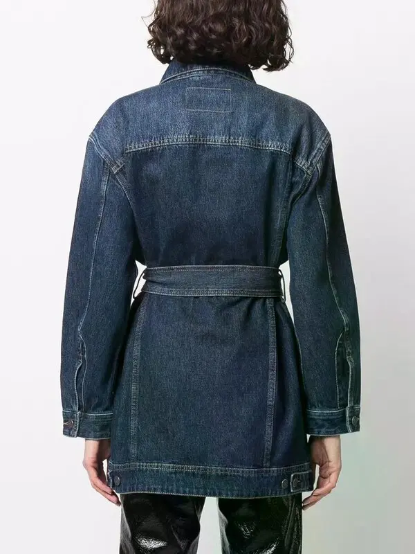 DIESEL® De-flaminia Belted Denim Jacket