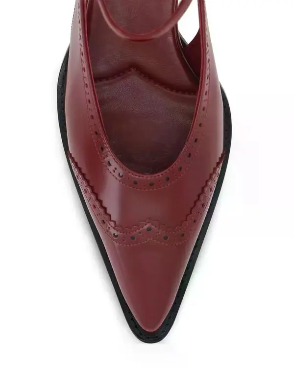 Miu Miu 35mm Slingback Brogue Pumps