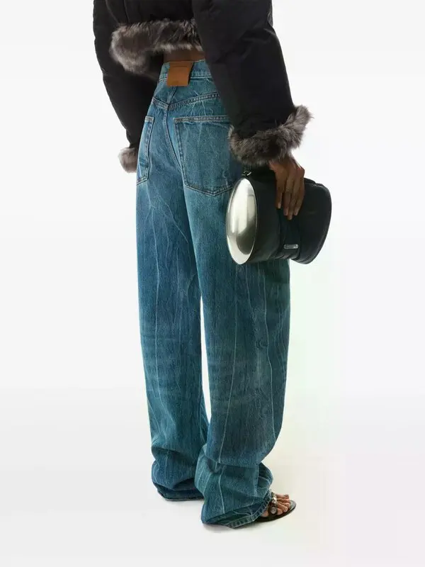 Alexander Wang Logo-patch Balloon Jeans