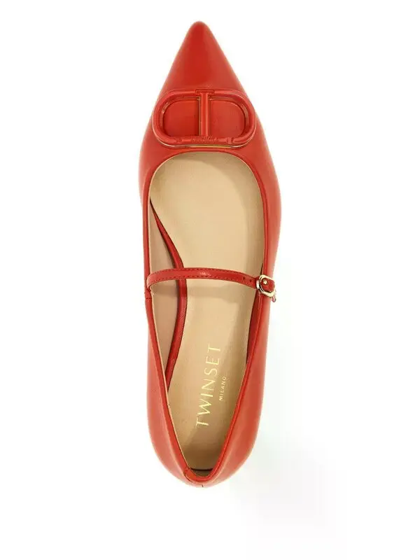 TWINSET Oval T Ballet Flats