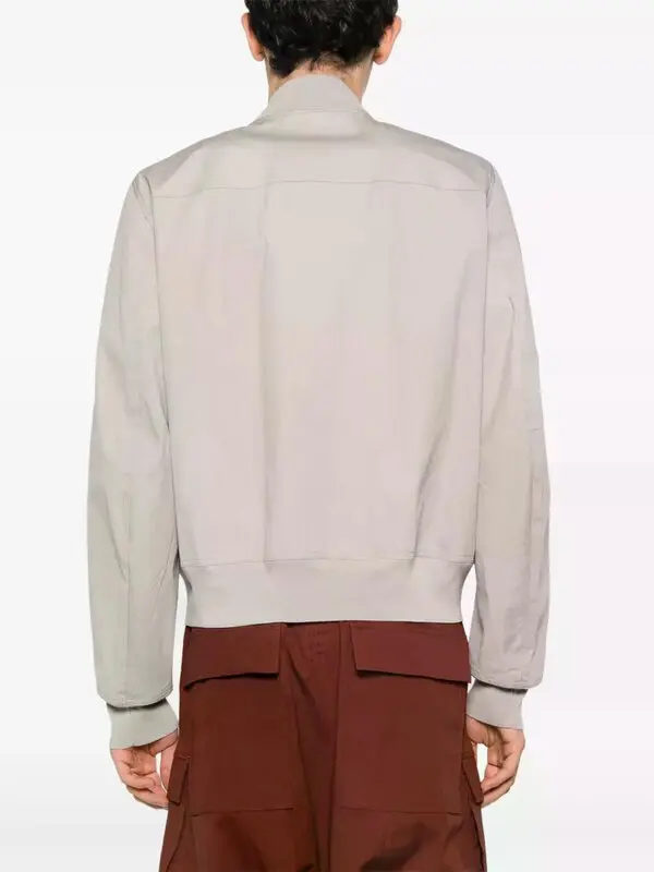 Rick Owens Bauhaus Flight Bomber Jacket - Neutrals