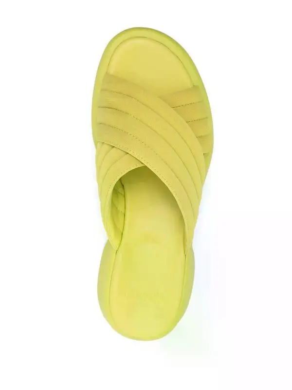 Camper Spiro Crossover-strap Sandals - Green