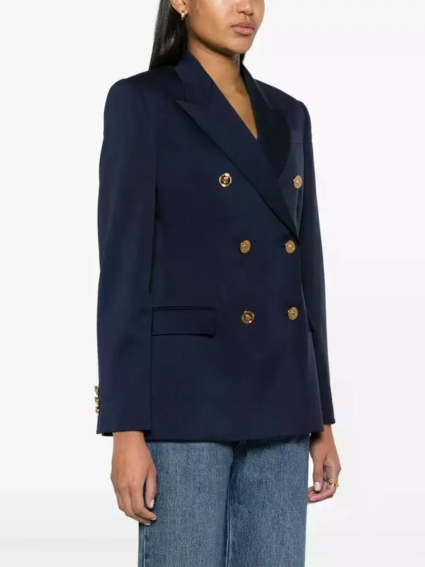 Versace Medusa Head-button Stretch-wool Blazer