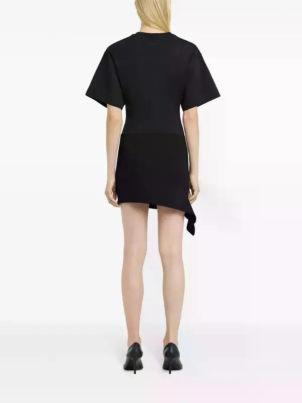 COURREGES Loop-knit Mini Skirt - Black