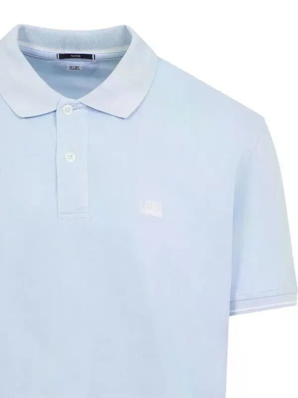 C.P. COMPANY Logo-patch Polo Shirt