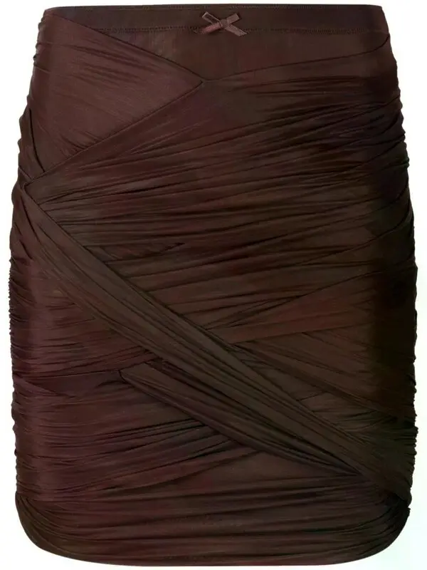Alexander Wang Ruched Draped Skirt