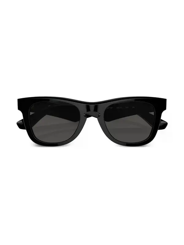 Burberry Logo-plaque Square-frame Sunglasses - Black