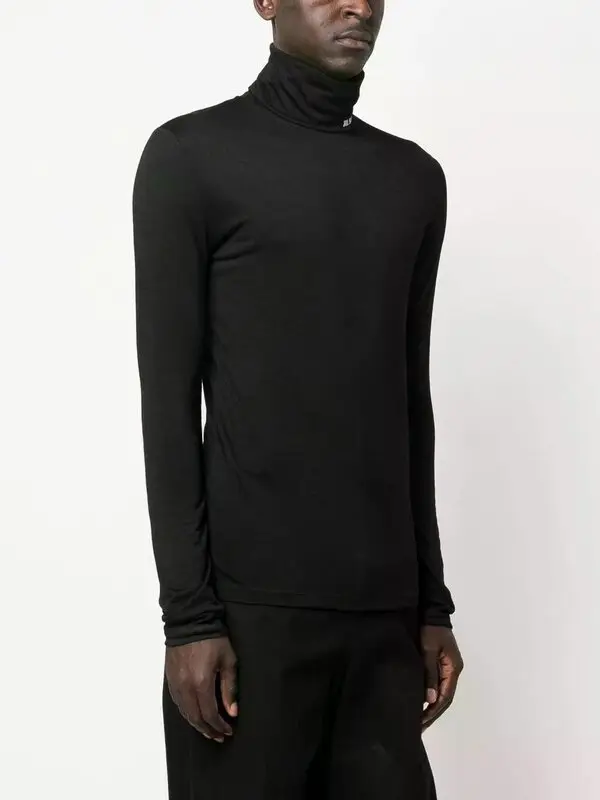 JIL SANDER Logo-print Roll-neck Jumper