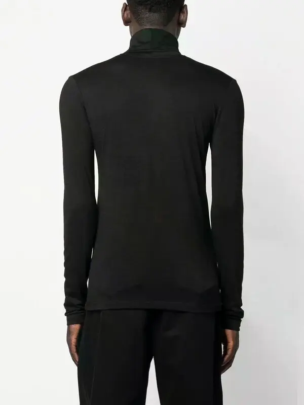 JIL SANDER Logo-print Roll-neck Jumper